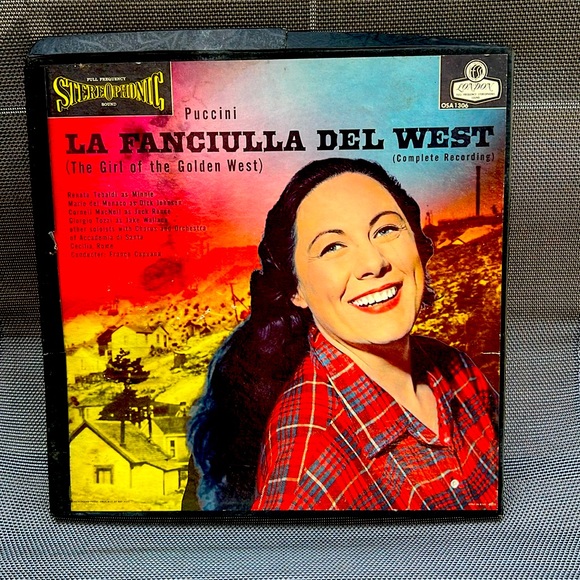 London | Media | Vintage Vinyl Records Box Set Puccini La Fanciulla Del West | Poshmark
